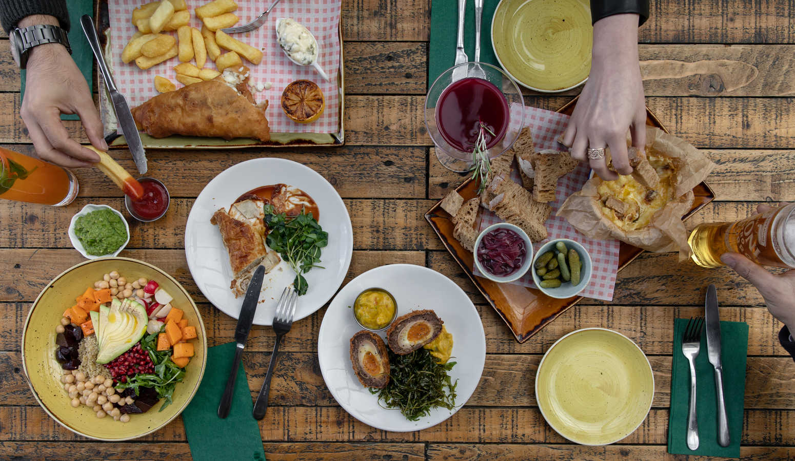 The Grocer | Pub & Restaurant in Spitalfields Market, Shoreditch.